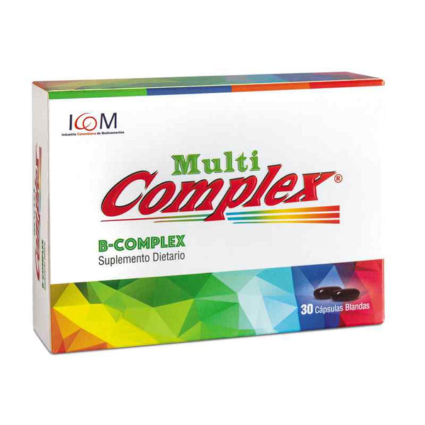 Multi Complex B-Complex x 30 cápsulas – Drogas Económicas